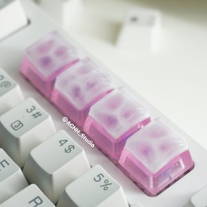 Pink Wave Keycap, Beach Keycap, Ocean Keycap, Cute Keycap, Artisan ...