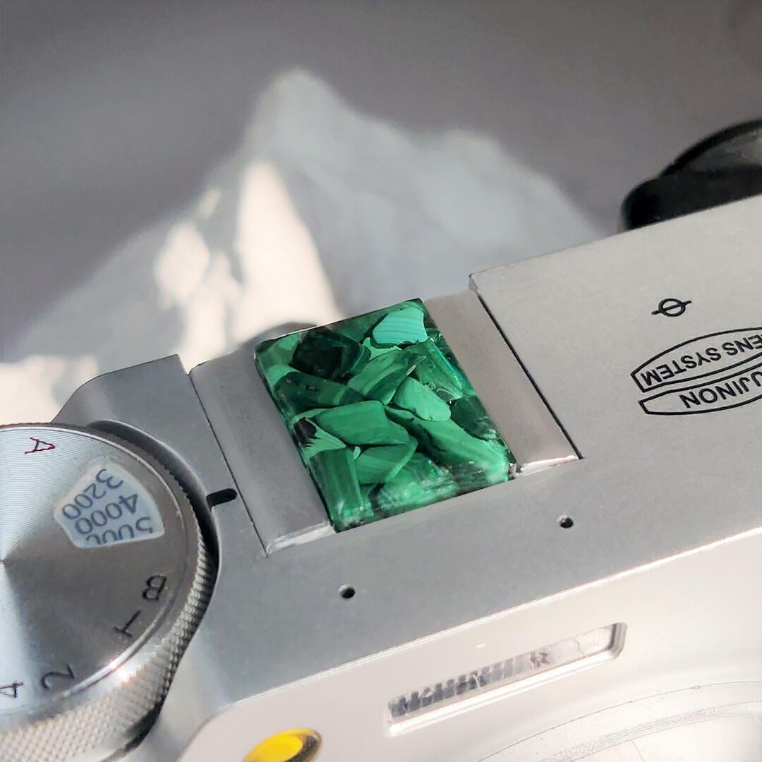 Malachite Camera Hot Shoe Cover: Emerald Whisper, Photographer Gift - Etsy