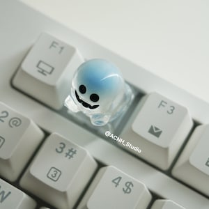Halloween Ghost Keycap: Artisan Kawaii Cherry MX Keyboard Keycap - Etsy