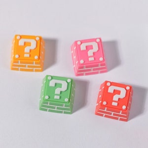 Question Brick Keycap, Kawaii Keycap Set, Artisan Mario Cute Keycap Set ...