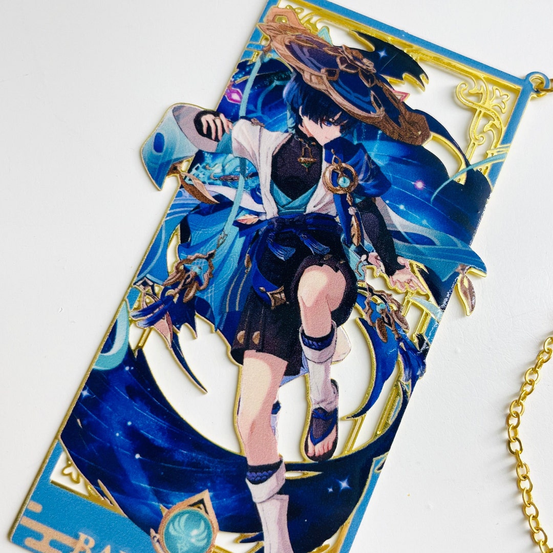 Scaramouche Wanderer Bookmark, Balladeer Bookmark, Genshin Impact ...