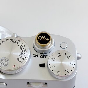 Personalize Name Shutter Button, Custom Engraved Camera Accessories ...