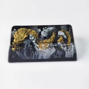 Golden Dragon Artisan Keycap, Dragon Liquidation SA Keycap, Keycap Set ...