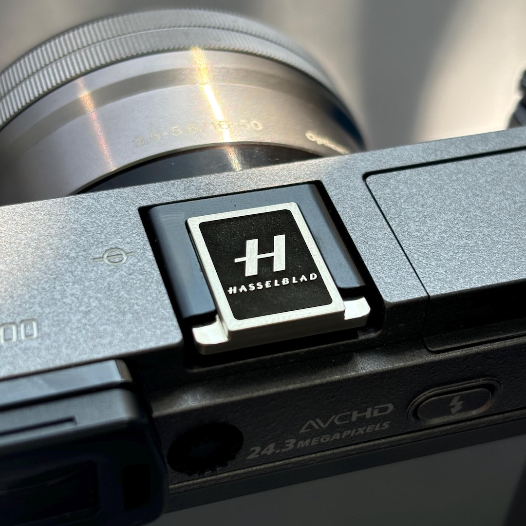 Custom Hasselblad Camera Brass Hot Shoe Cover, Metal Design Camera Hot ...