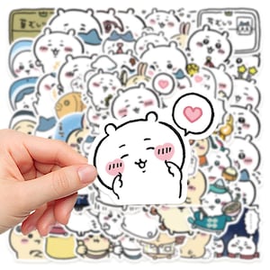 60 Pcs Chiikawa Stickers Pack, Cute Hachiware Usagi Phone Case Stickers ...
