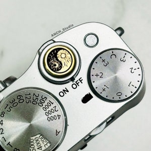 Sun&moon Camera Shutter Button, Custom Pure Brass Night/day Camera ...