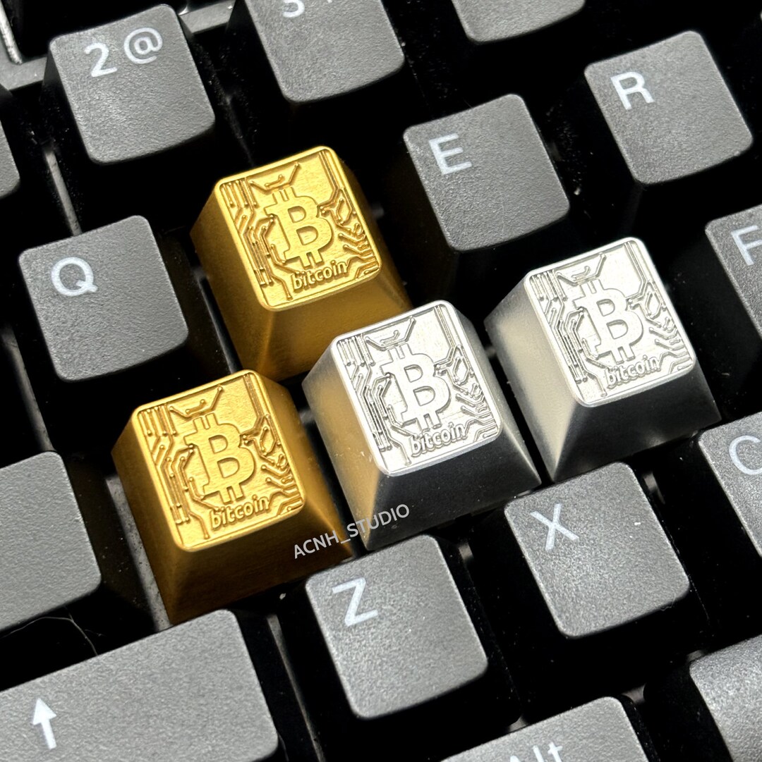 Bitcoin Keycaps, Aluminium Keycap, Crypto Keycap, Artisan Keycaps ...