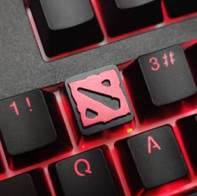 Dota2 Metal Keycap Gaming Keyboard Custom Keycap Artisan - Etsy