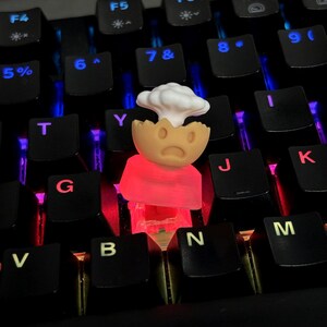 Mind Blown Emoji Artisan Keycap: Funny Mechanical Keyboard Key - Etsy