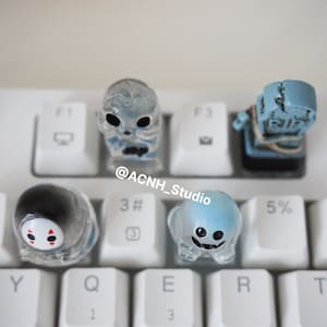 No-face Artisan Keycap: Kawaii Anime Mechanical Keyboard Cap - Etsy