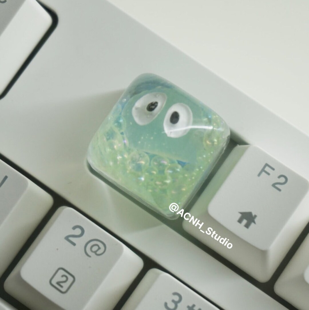 Cute Eyes Keycap, Pac-man Keycap, Kawaii Keycap, Artisan Keycap, Candy ...
