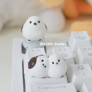 Cute Sparrow Keycap, Bird Keycap, Artisan Keycap, Kawaii Keycap ...