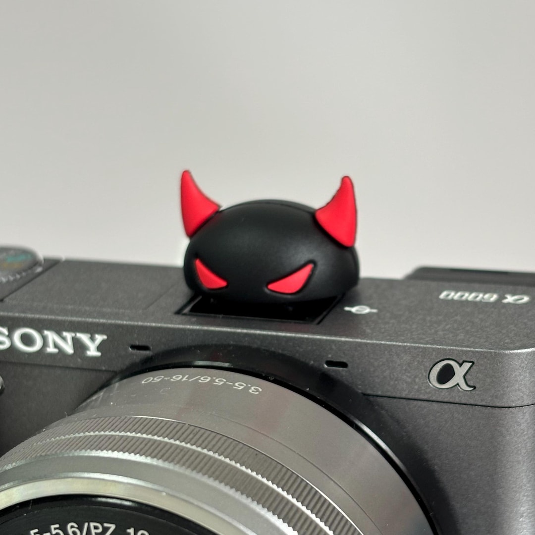 Kawaii Devil Camera Hot Shoe Cover: Fun Camera Accessory - Etsy