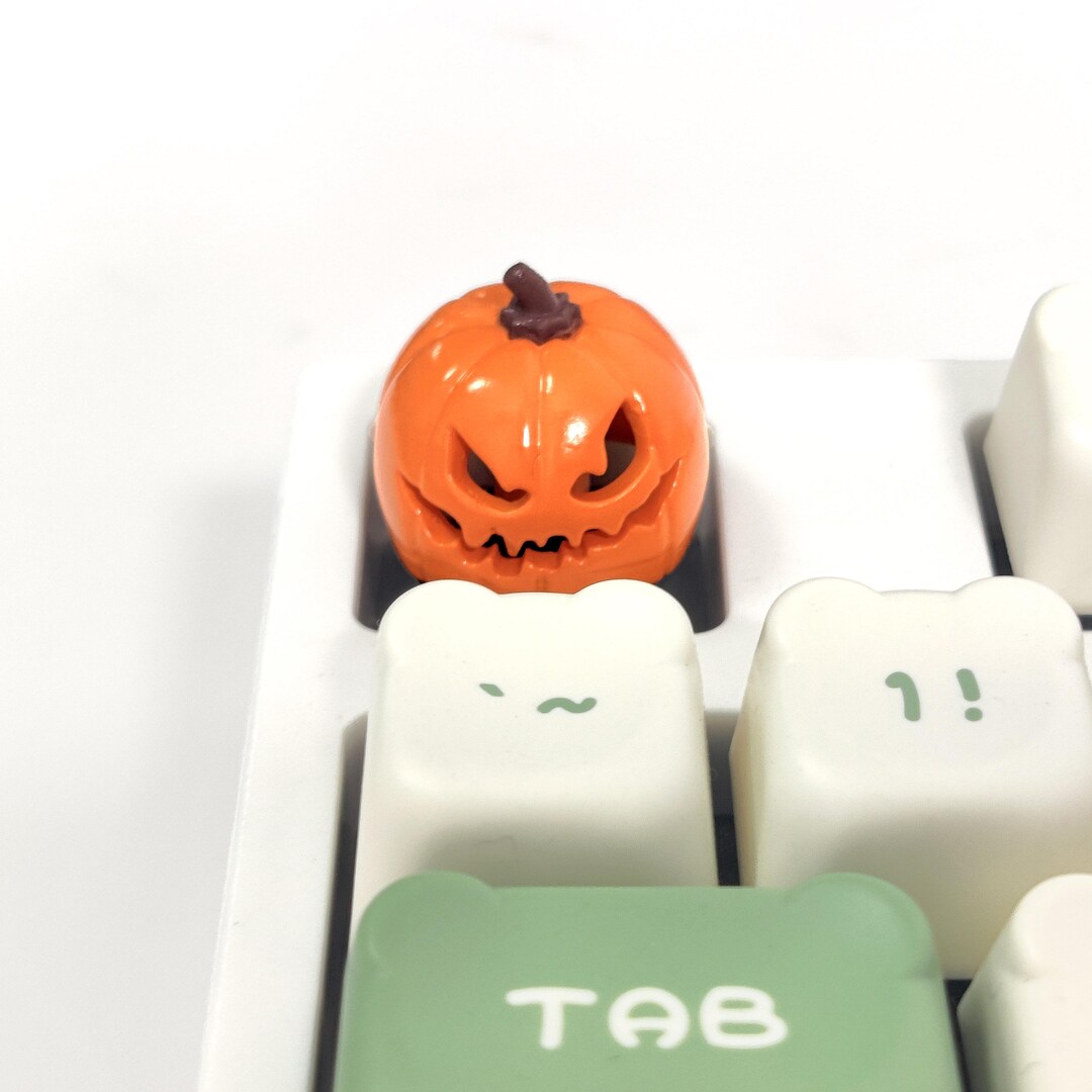 Halloween Pumpkin Keycap, Cute Ghost Keycap, Autumn Keycaps, Fruit Keycap, Artisan Keycap ...