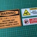 WARNING Stickers Do Not Read Manual - Etsy UK