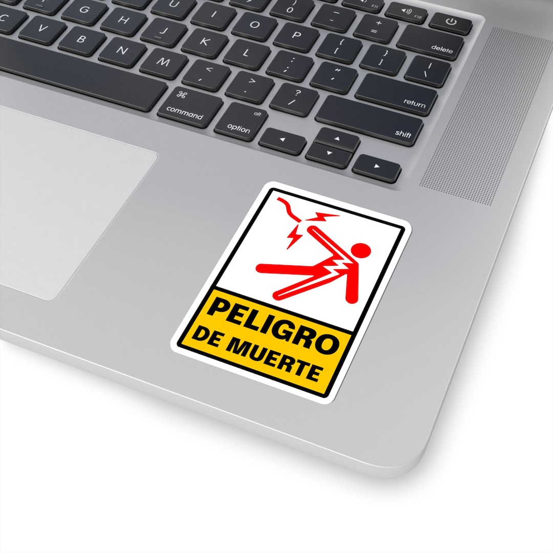 WARNING Sticker Peligro De Muerte four Sizes - Etsy