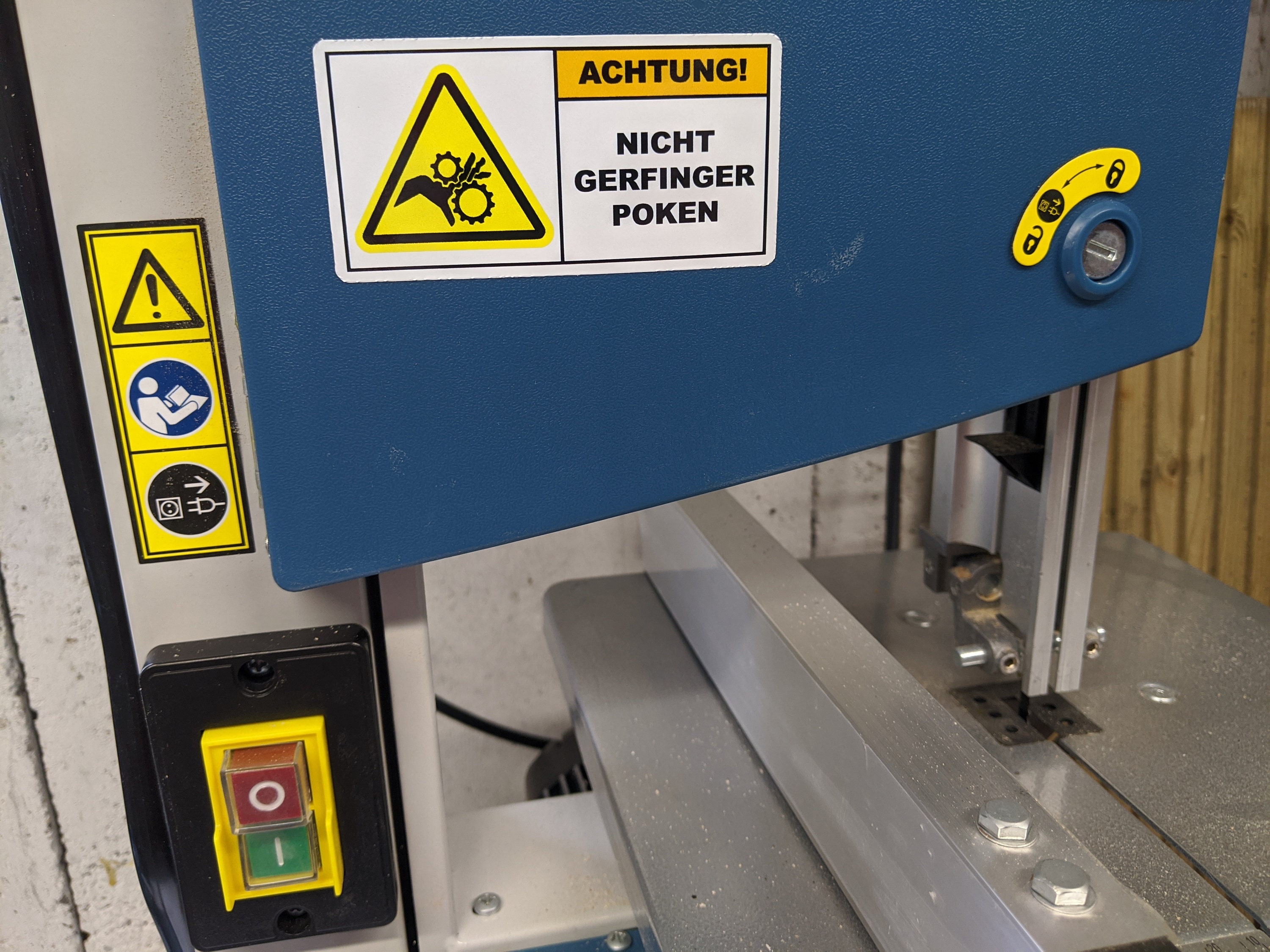 WARNING Stickers Achtung Nicht Gerfinger Poken Crush - Etsy