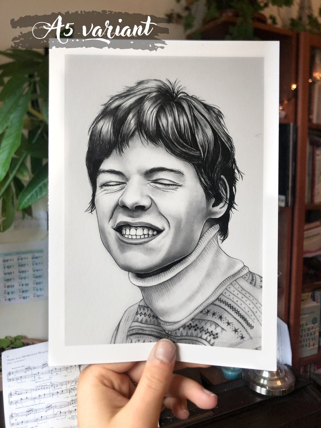 Harry Styles Drawing Print - Etsy