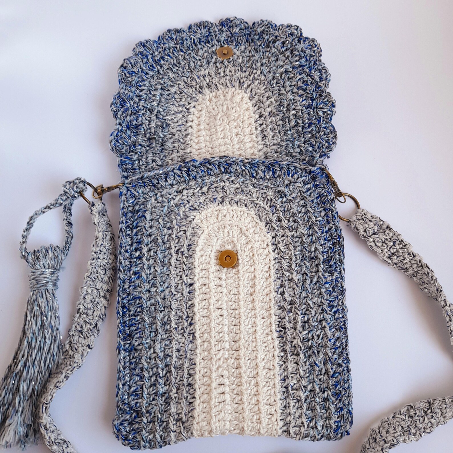 Knitted Bag for Phone A Small Travel Walks Light Fift Gifts - Etsy