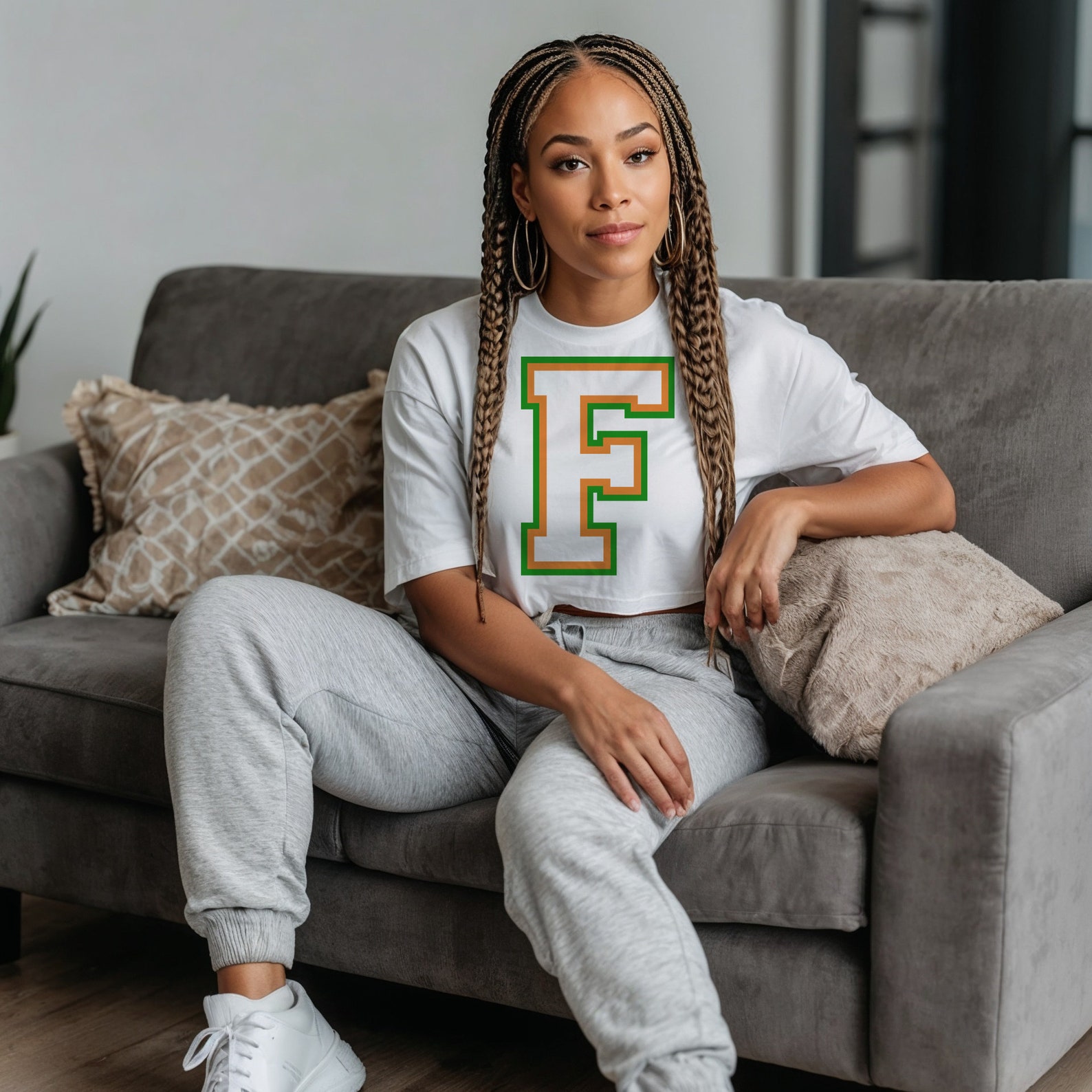 Flaunt Your FAMU Pride With Our White Crop Top - Etsy