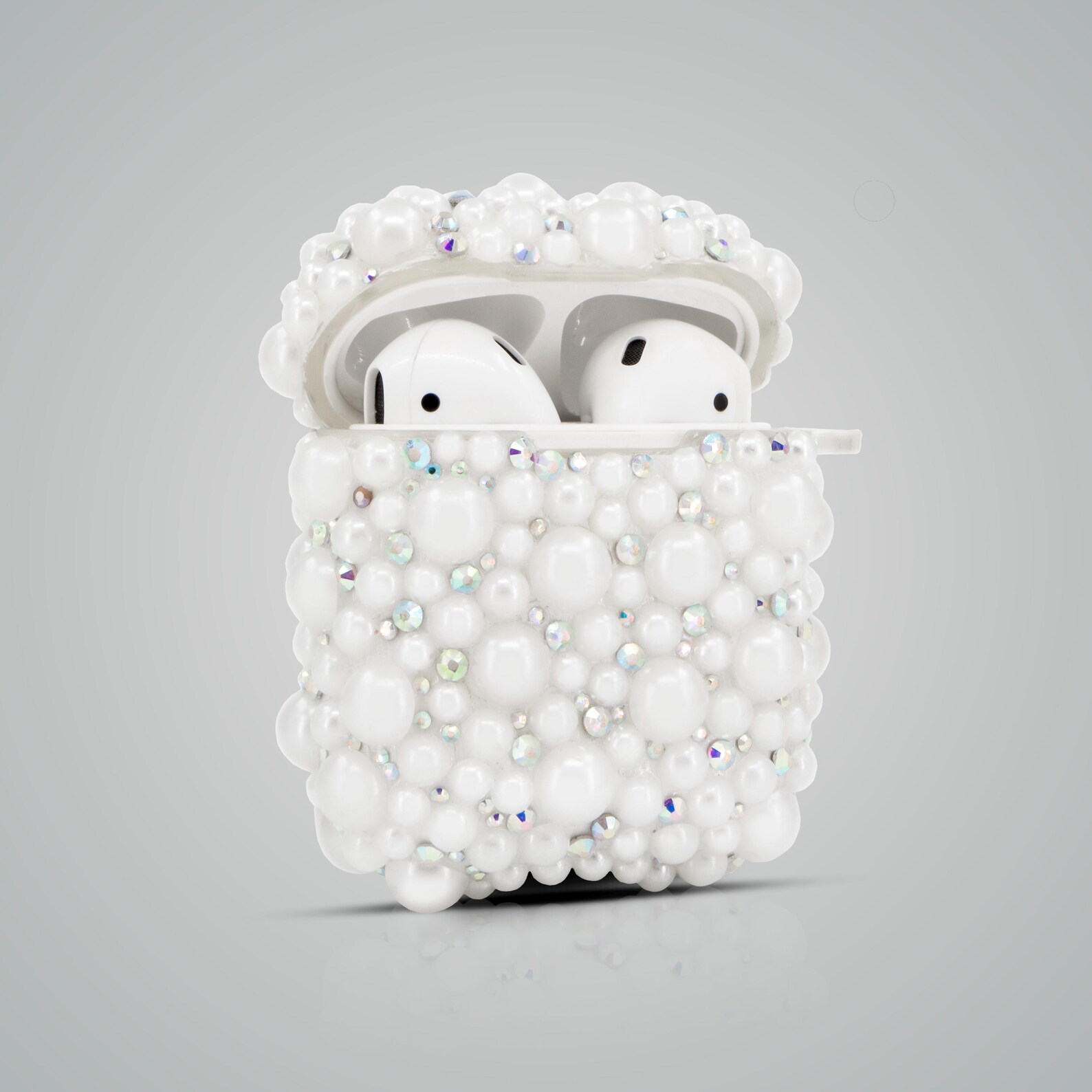 Pearl Bling Airpods 1 2 3 4 Pro 2 Case, Handmade, Rhinestone Apple ...