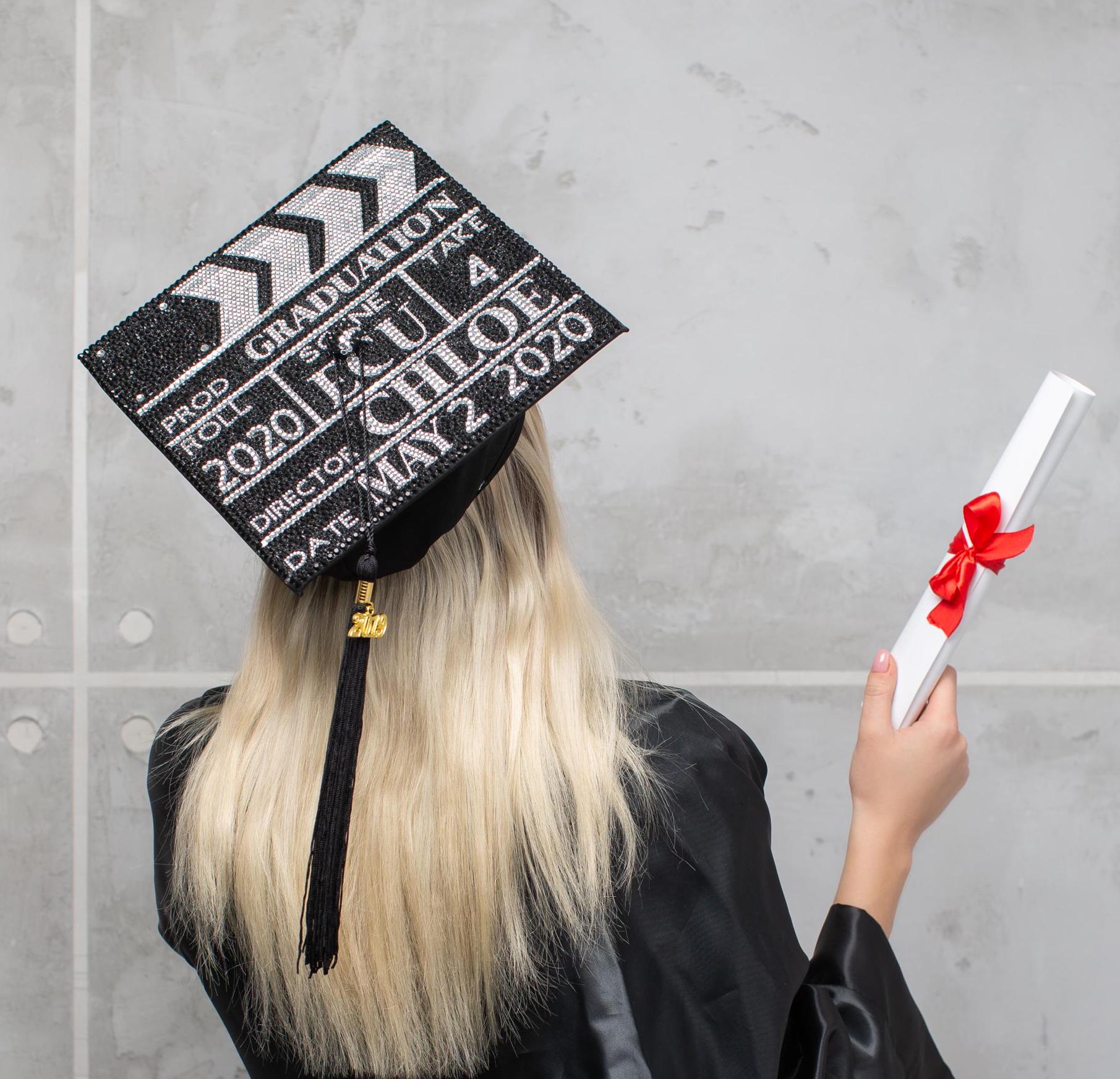 Clapper Board Bedazzled Custom Personalized Graduation Day Gifts for ...