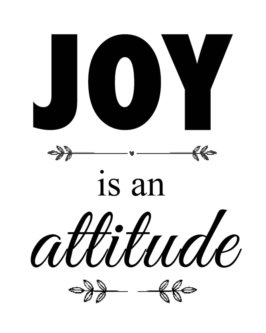 JOY WALL ART - Life Quotes Prints - Inspirational Art - Housewarming ...