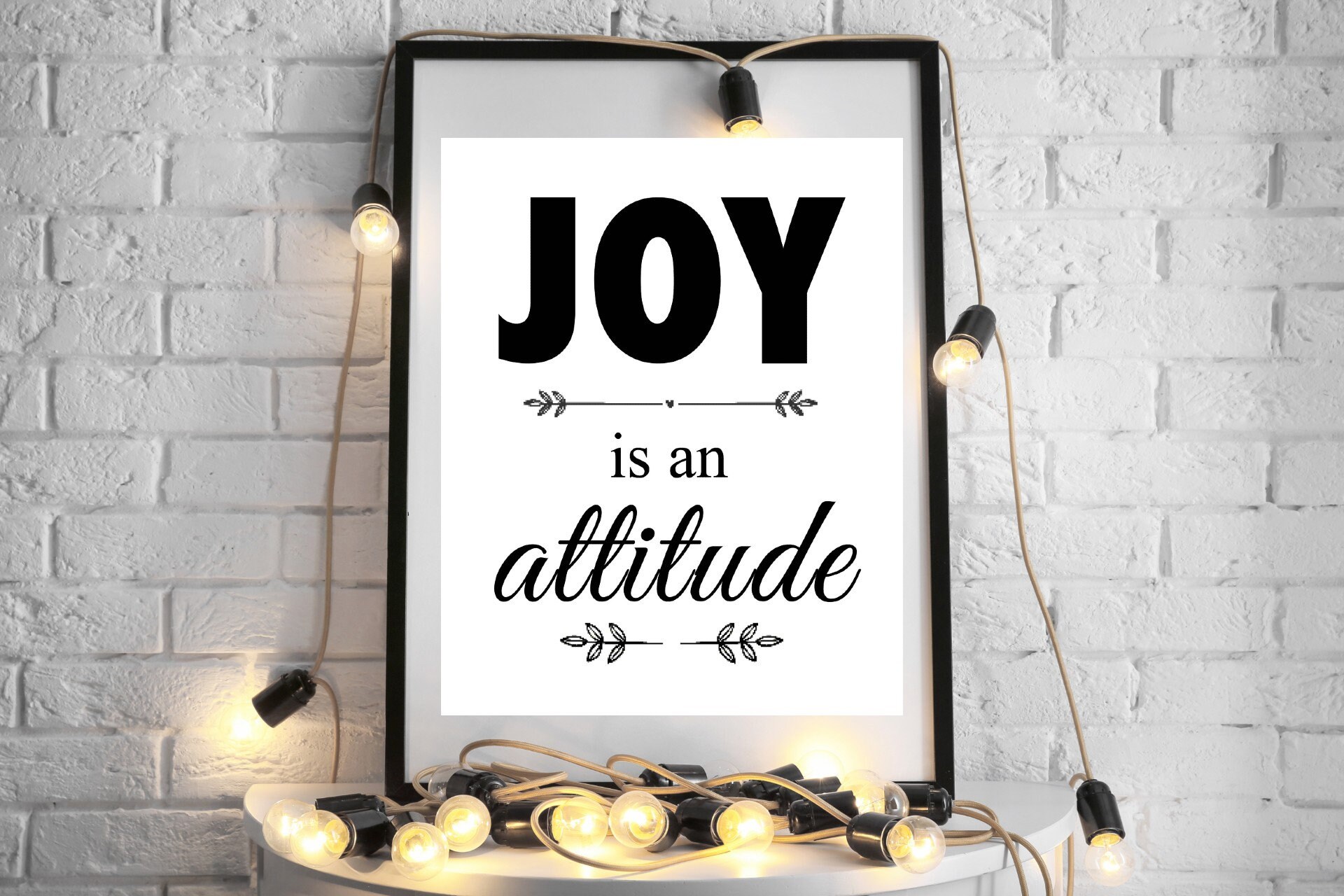 JOY WALL ART - Life Quotes Prints - Inspirational Art - Housewarming ...