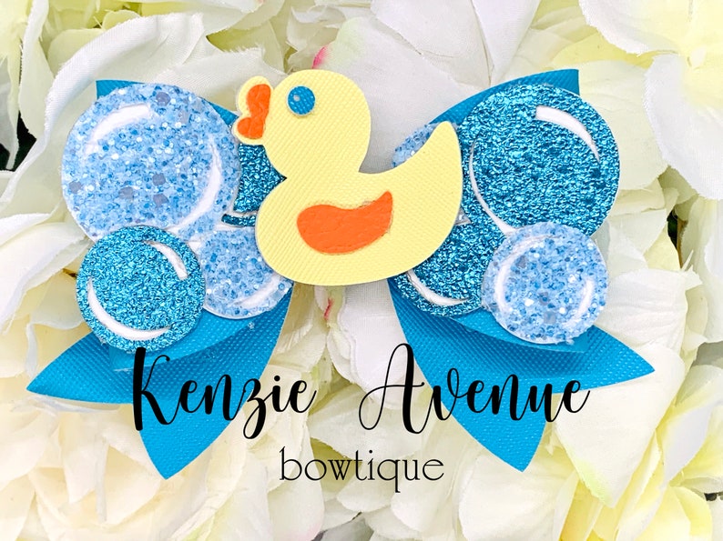Bath Ducky Hair Bow - Digital Download SVG/PDF Template - Etsy