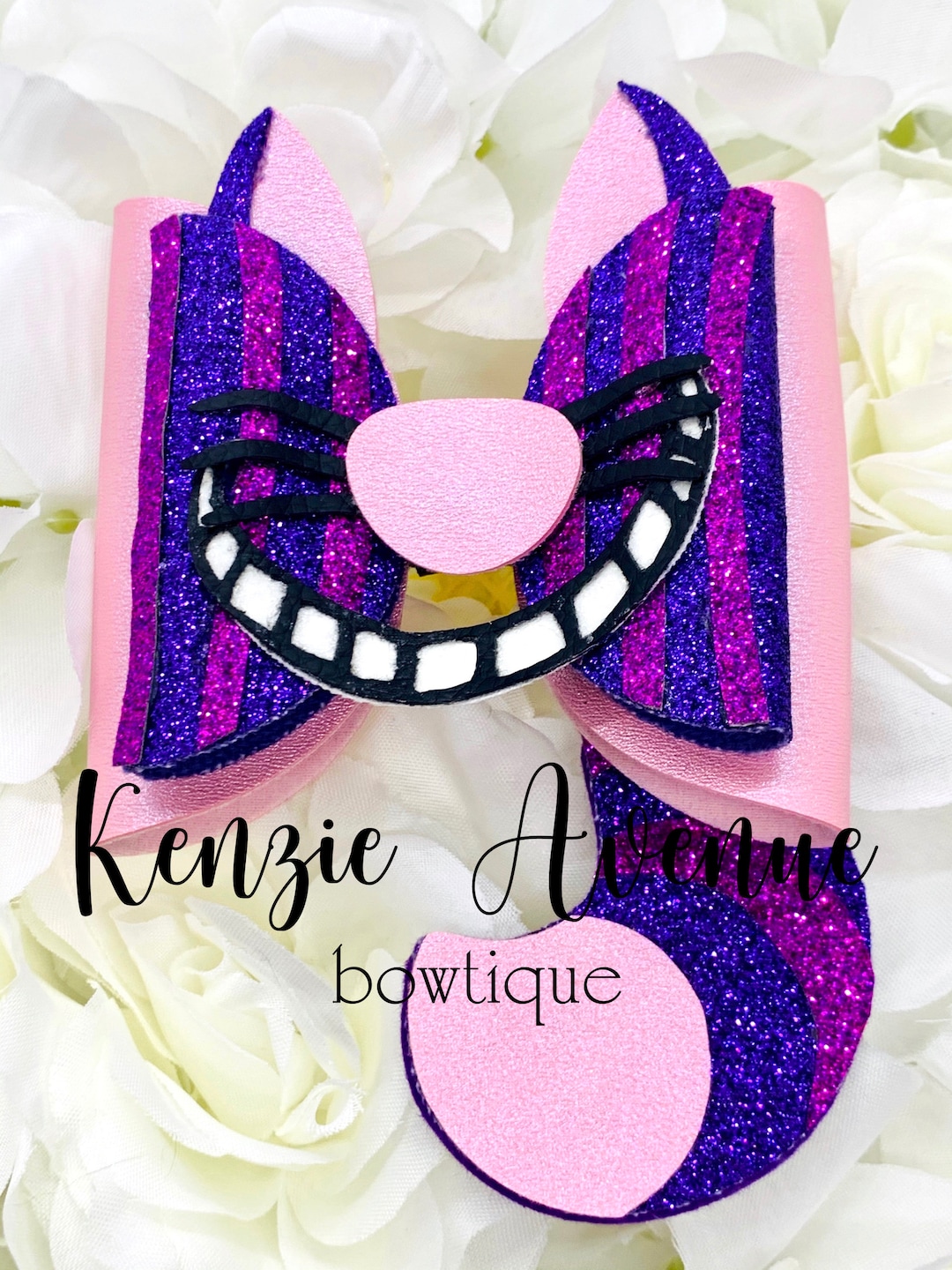 Cheshire Cat Hair Bow Digital Download SVG/PDF Template - Etsy