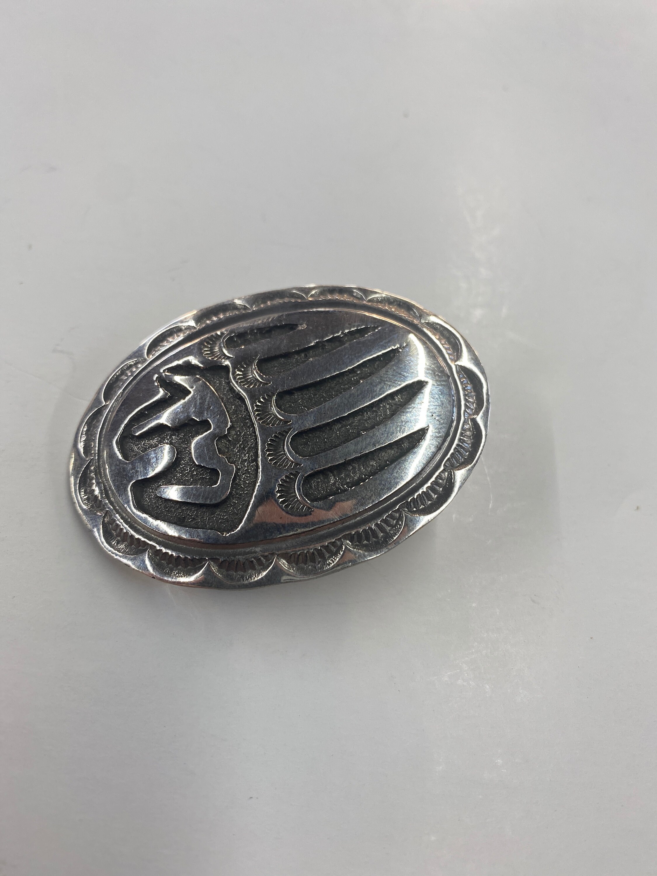 Emerson Kinsel Sterling Silver Bolo Tie Signed and Stamped Navajo - Etsy