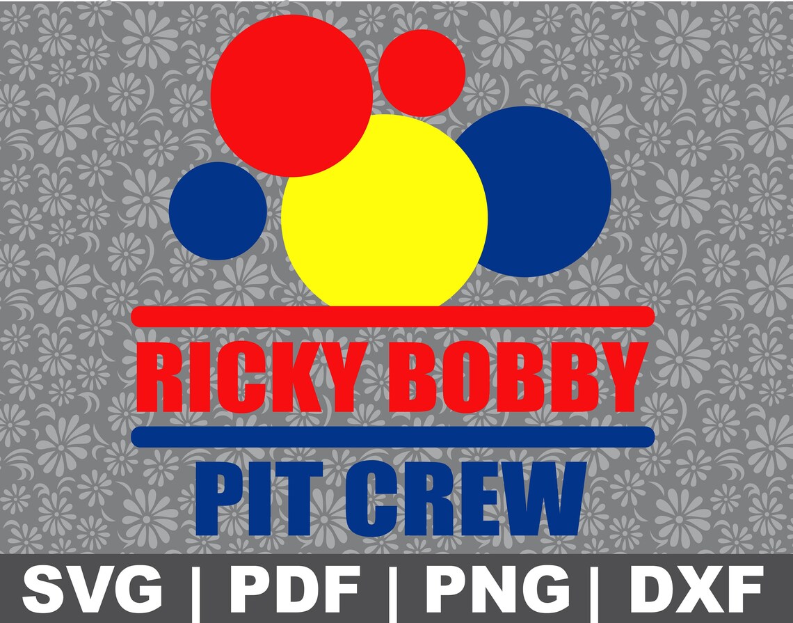 Ricky Bobby Pit Crew Svg - Etsy