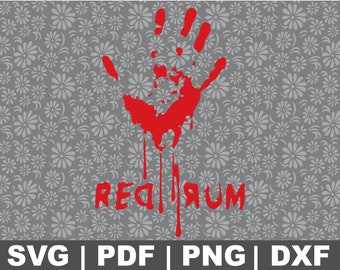 Redrum Svg | Etsy
