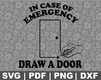 In Case of an Emergency Svg - Etsy