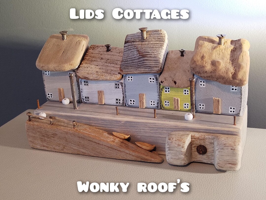 Wonky Roofs. Driftwood Art. Driftwood and Reclaimed Wood Coastal ...