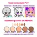 12 EMOTE Base Pack DIY Emote Bases Custom Chibi Emotes Twitch Youtube ...