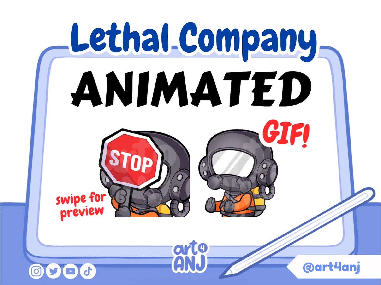 Lethal Company Animated Emotes for Twitch and Discord | Lethal Company ...