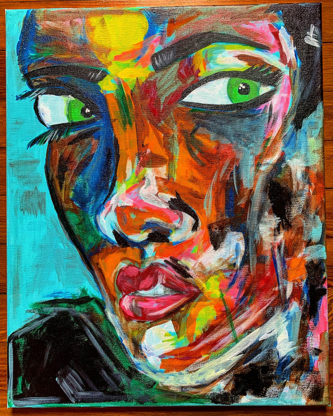 Woman’s Face Abstract Art - Etsy