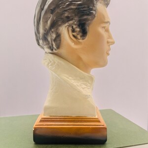 Elvis Presley Chalkware Plaster Bust Vintage Mounted Tribute C1970 ...