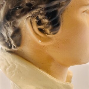 Elvis Presley Chalkware Plaster Bust Vintage Mounted Tribute C1970 ...