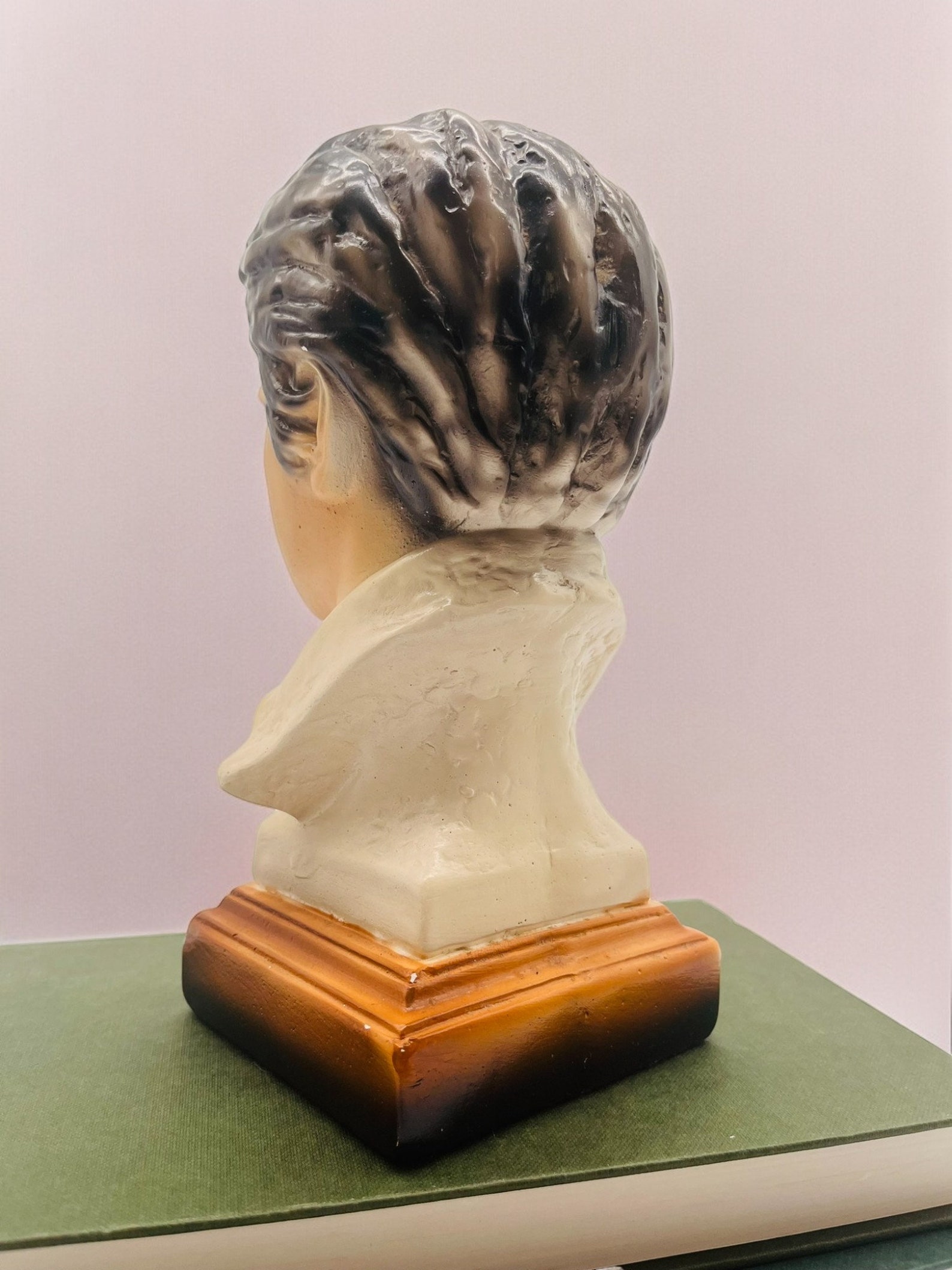 Elvis Presley Chalkware Plaster Bust Vintage Mounted Tribute C1970 ...