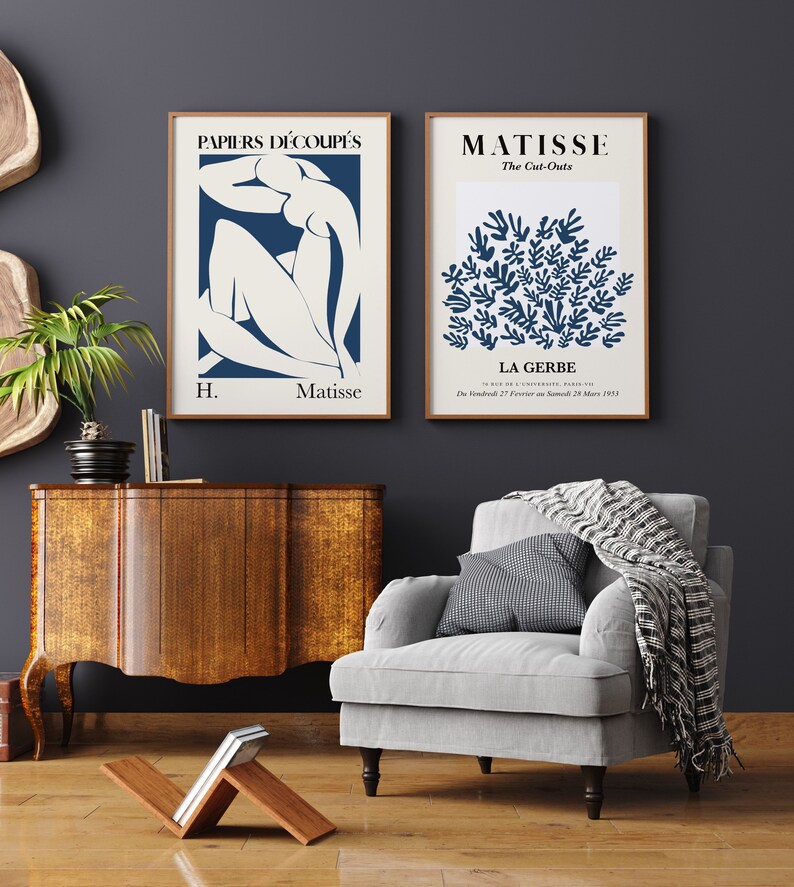 Matisse Cut Outs Collection Henri Matisse Exhibition Print | Etsy