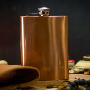 Custom Engraved Brown Leather Hip Flask for 90s Western Connoisseurs ...