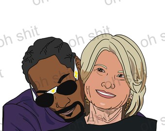 Snoop Dogg and Martha Svg - Etsy