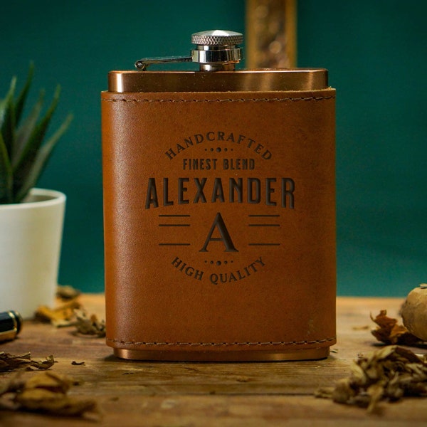 Personalized Flask - Etsy