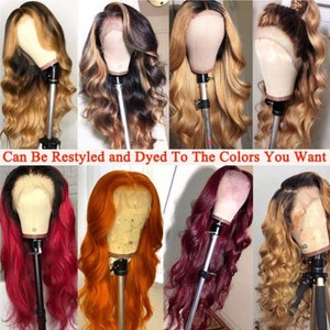 INDIAN REMY Body Wave, Virgin Human Hair, Natural Color, Lace Front ...