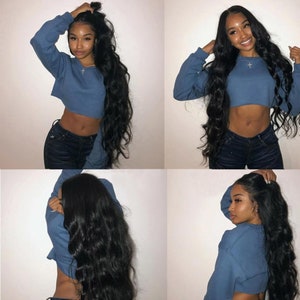 INDIAN REMY Body Wave, Virgin Human Hair, Natural Color, Lace Front ...