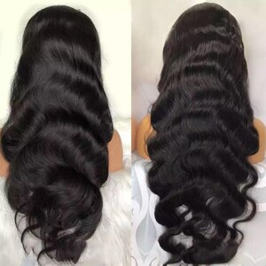 INDIAN REMY Body Wave, Virgin Human Hair, Natural Color, Lace Front ...
