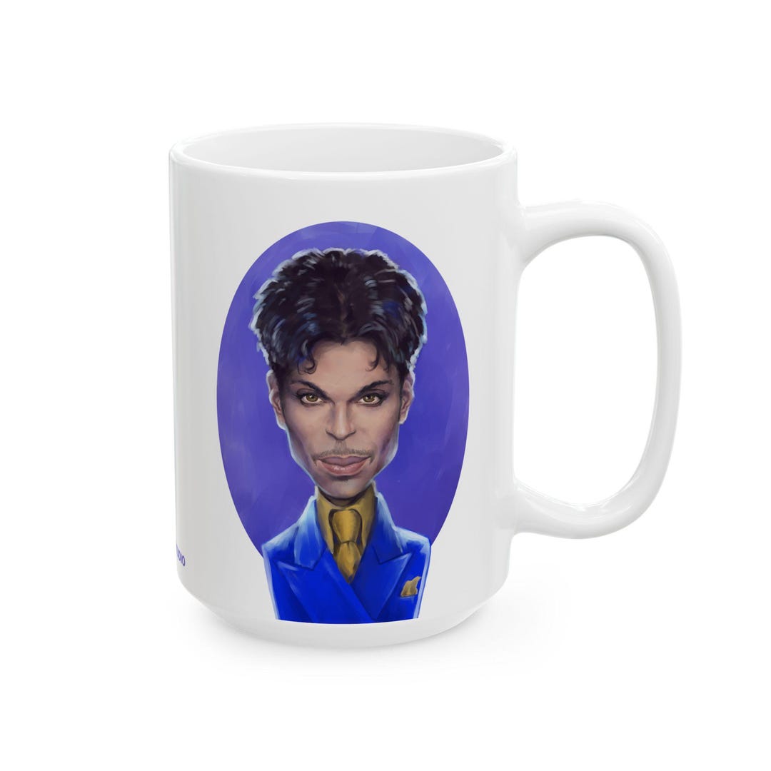 Prince 15oz Mug - Prince, Purple Rain, Music, Love Symbol, TAFKAP, the ...