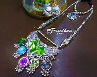 Mirror Work Necklace - Etsy